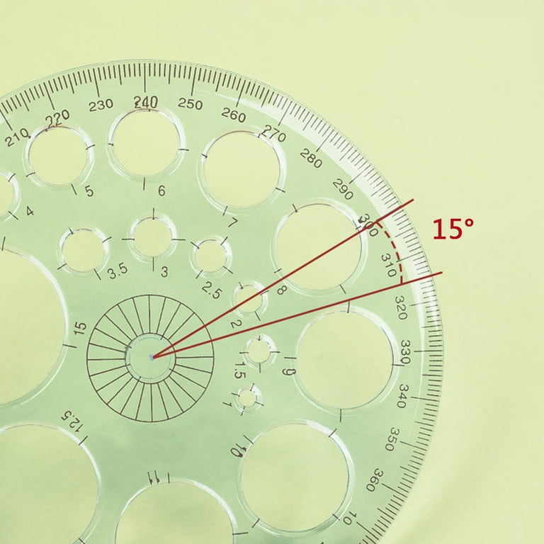 Full Circle Protractor Template