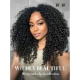 LUVME Messy Burmese Curly Clip in 20" Hair Extensions Real Human Hair ...