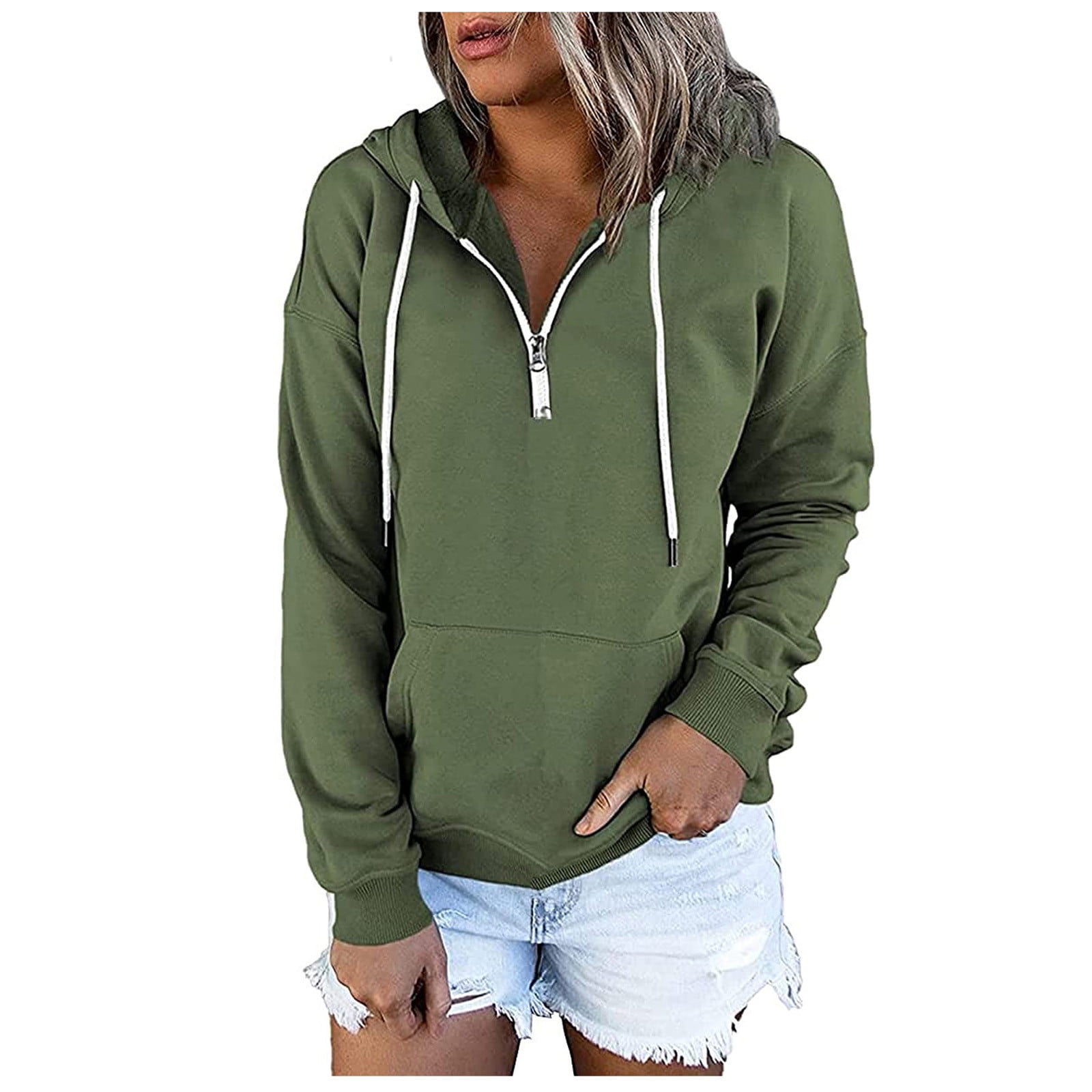 Graphic Sweatshirts Classic Hoodies Women's Drawstring Hoodies Long ...