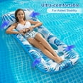 Inflatable Pool Float Lounge 2pack Pool Floaties Rafts For Adults Floating Pool Lounger Sun