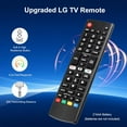 Pack of 2 compatible with LG TV Remote Replacements for AKB75095307 ...