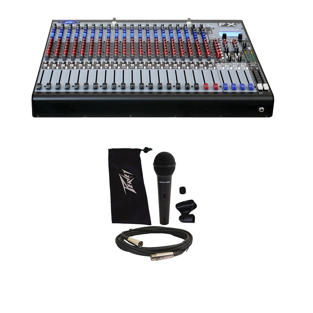 Peavey FX 2 24 Pro Audio 24 Channel Effects Console Studio Mixer & PVi ...