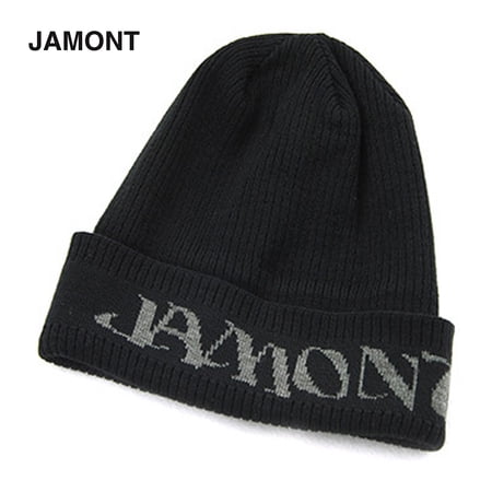JAMONT Cap Men Hip-Hop Hats Knitted Acrylic Fibres Skullies Beanie Warm ...