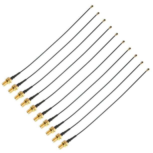 Cable adaptador RF de 10 piezas, cable flexible IPEX a SMA-K/U.FL ...