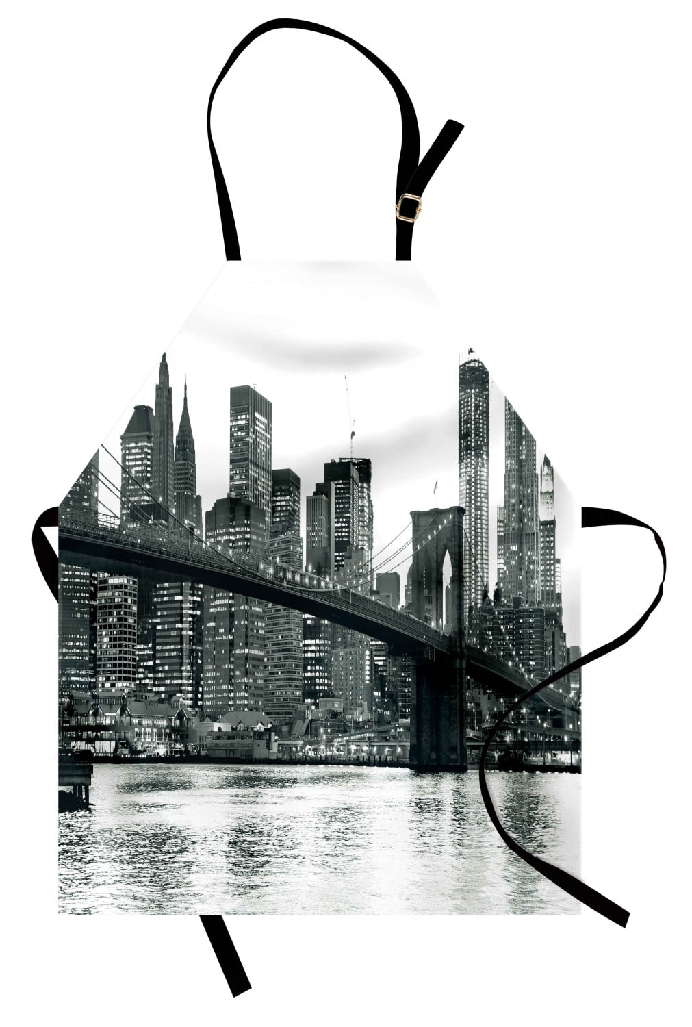 Modern Apron Brooklyn Bridge Sunset with Manhattan American New York ...
