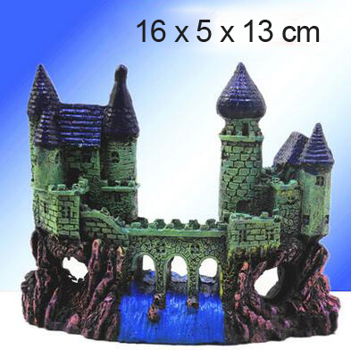 Aquarium Landscaping Fish Tank Decoration Castle (Small) - Walmart.com