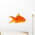 Goldfish Wall Decal by Wallmonkeys Peel and Stick Graphic (12 in W x 8 ...