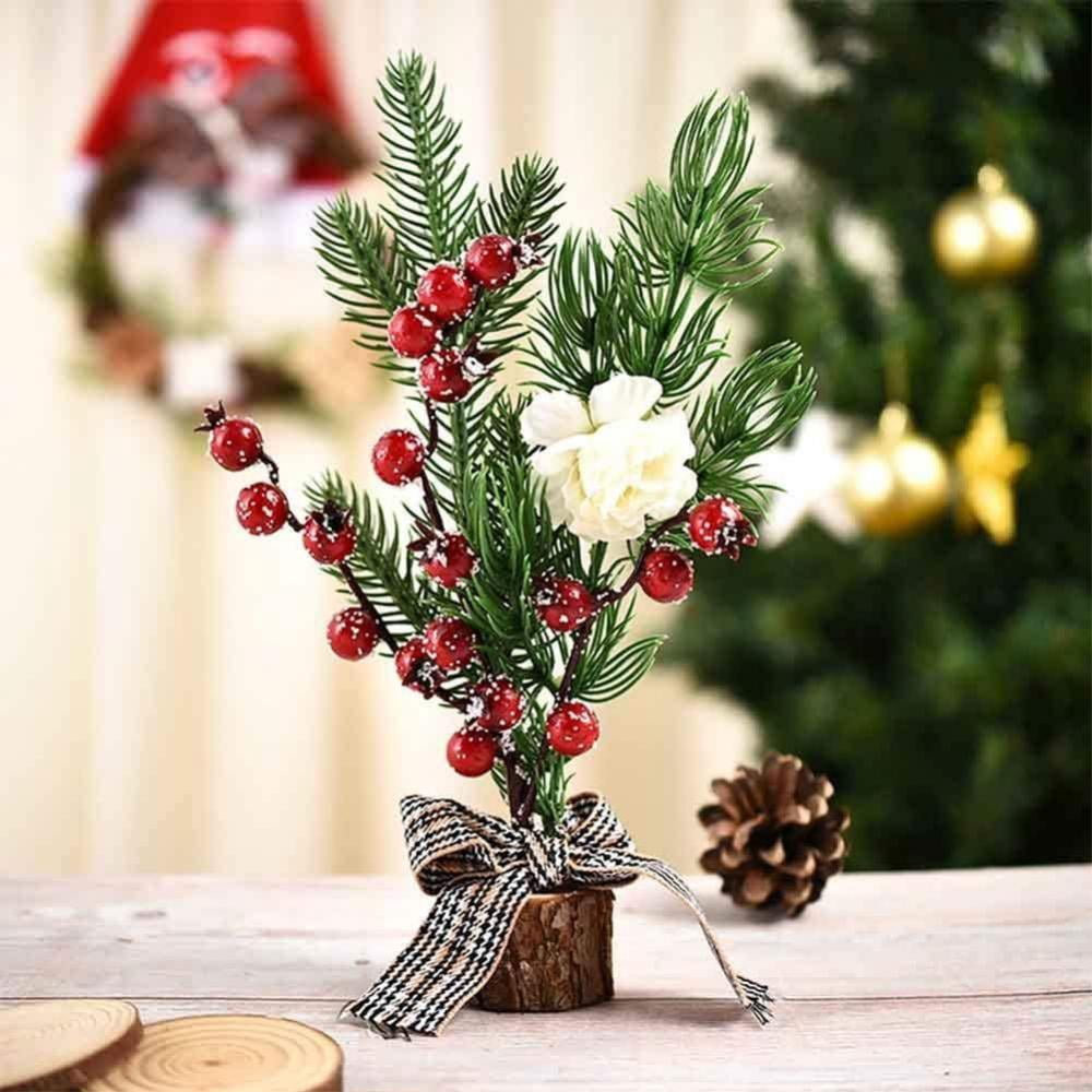 Kozart Mini Christmas Tree Tabletop Pine Trees Artificial Xmas Trees ...