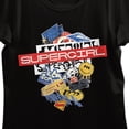 Supergirl Movie 2026 Signs Collage Graphic Juniors Womens Short Sleeve ...