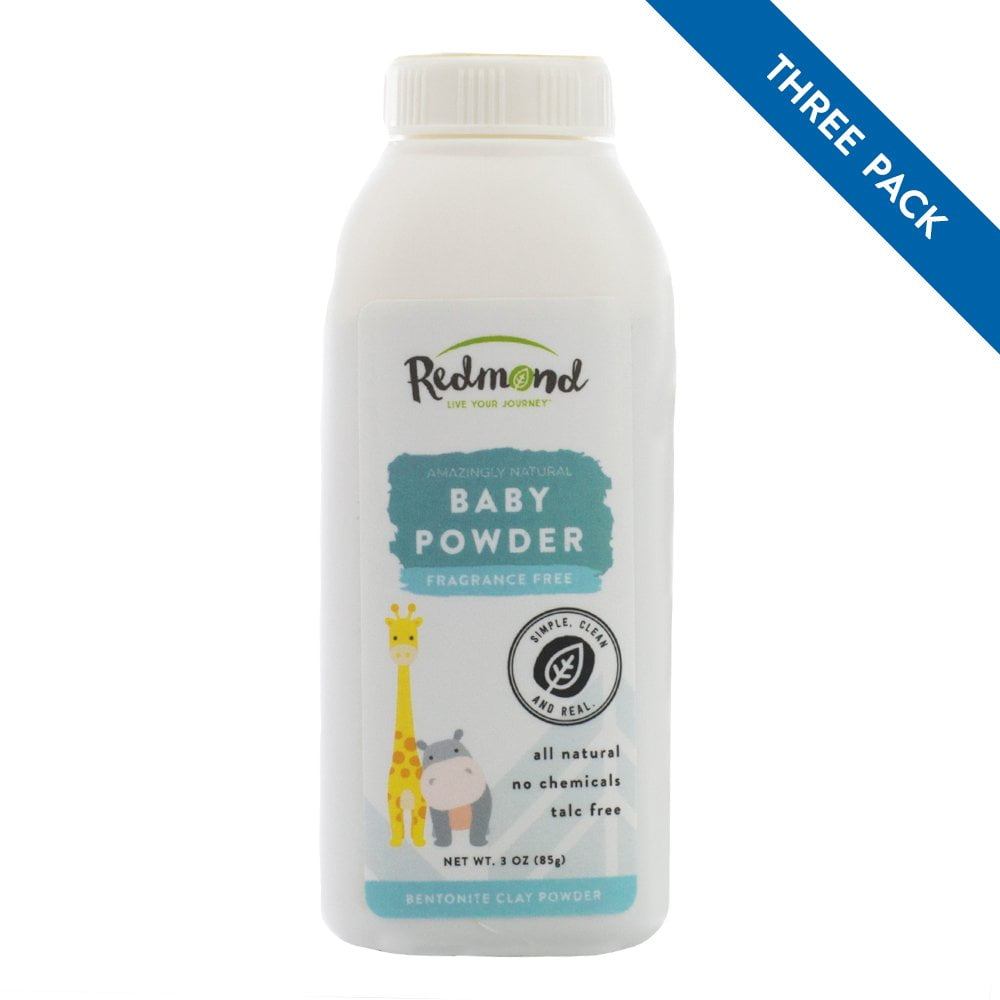 Redmond Clay Baby Powder, 3 Ounce (3-Pack) - Walmart.com