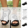 Black Ladies Loose Fitting Mesh Embroidered Peep Toe Wedge Sandals ...