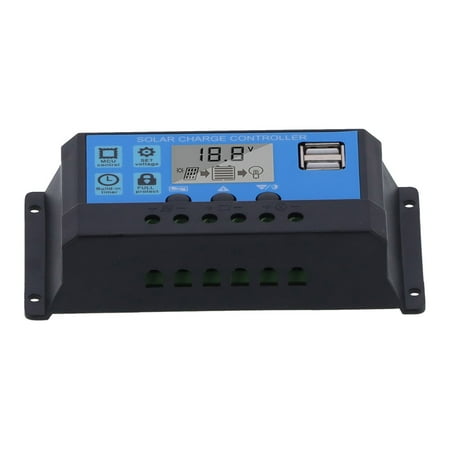 Solar Battery Regulator 10A 12V 24V 2-Way MOS Solar Charge Controller ...