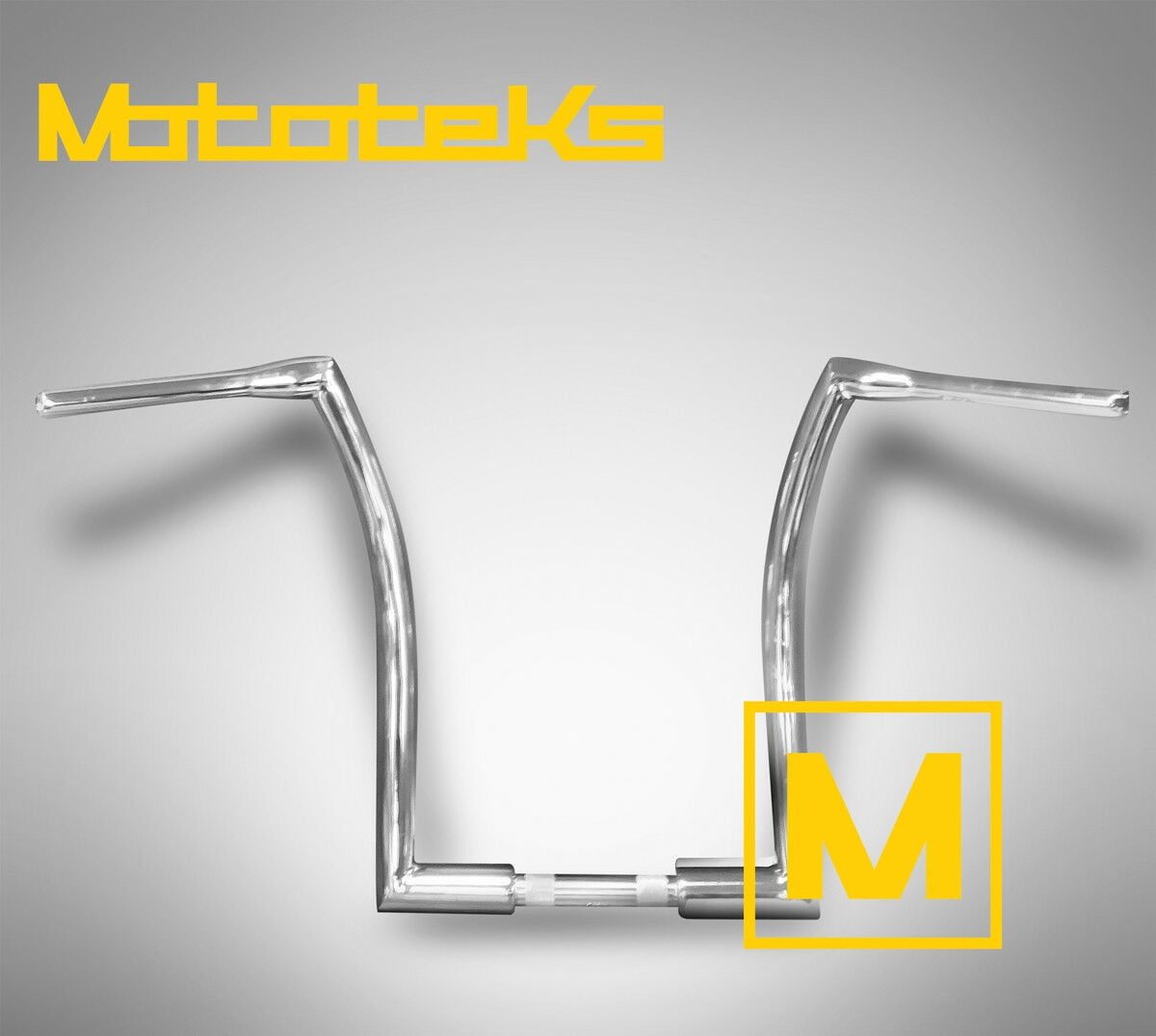 12" APE HANGER BARS CHROME HANDLEBARS FAT 1-1/2" DNA MONSTER BARS FOR ...