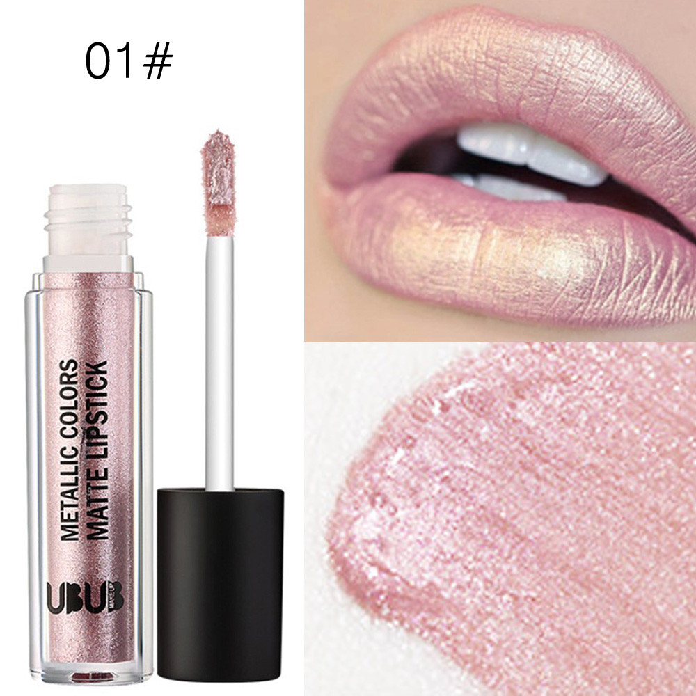 2DXuixsh Natural Lip Gloss Ubub Metal Pearl Lipstick Moisturizer Velvet ...