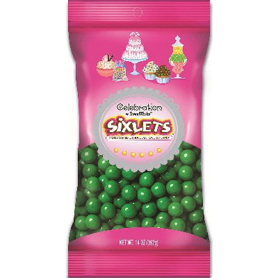Sixlets (R) Candy Peg Bag 14oz-Green - Walmart.com