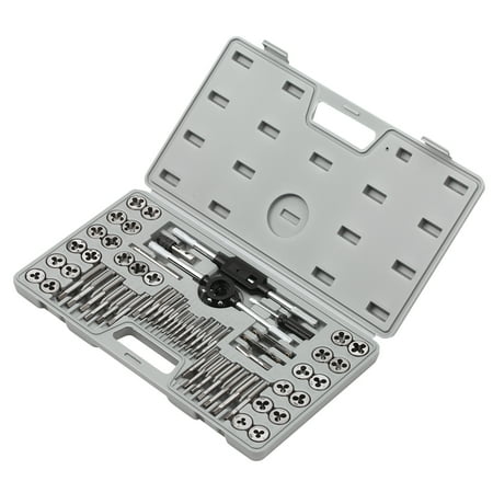 Amdohai 60pcs Tap & Die Set SAE and Metric Sizes Screw Taps Threading ...