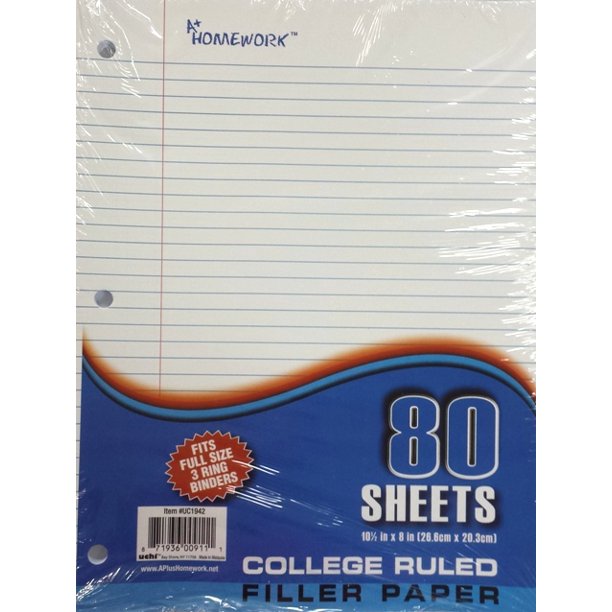 Filler Paper College Ruled Case Pack 48 - Walmart.com - Walmart.com