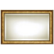 HMH 5110AG Oval Bow Mirror - Antique Gold - Walmart.com