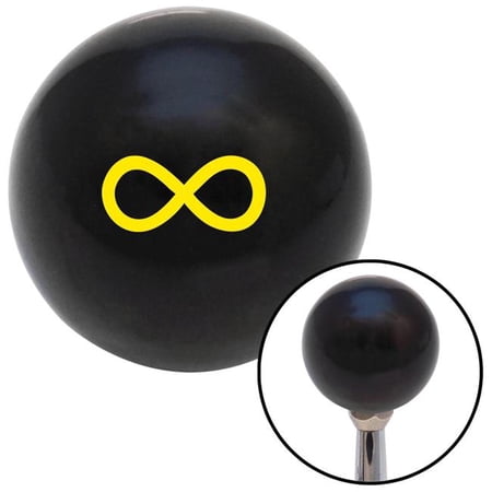 Yellow Infinity Black Shift Knob with M16 x 1.5 Insert Shifter Auto ...