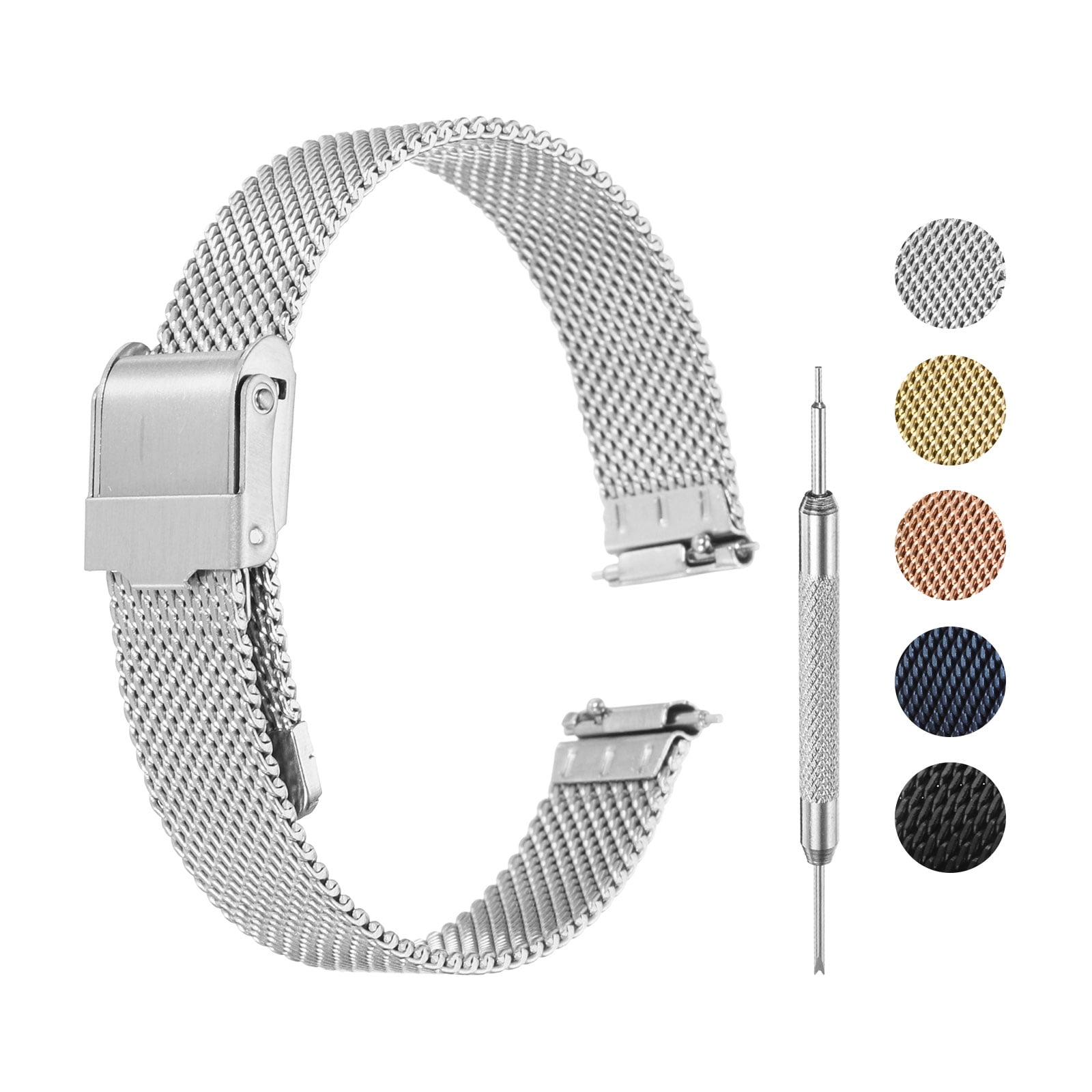 Click here for Unique Bargains Mesh Watch Bands For Men Women  St... prices