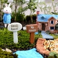SPRING PARK 1Pcs Mini Resin Fingerpost Garden Landscape Ornament ...