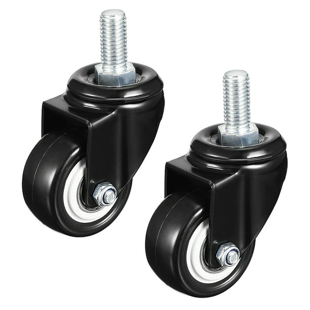 2 Inch Swivel Caster Wheels PU Threaded Stem Caster Wheel about M12 x ...