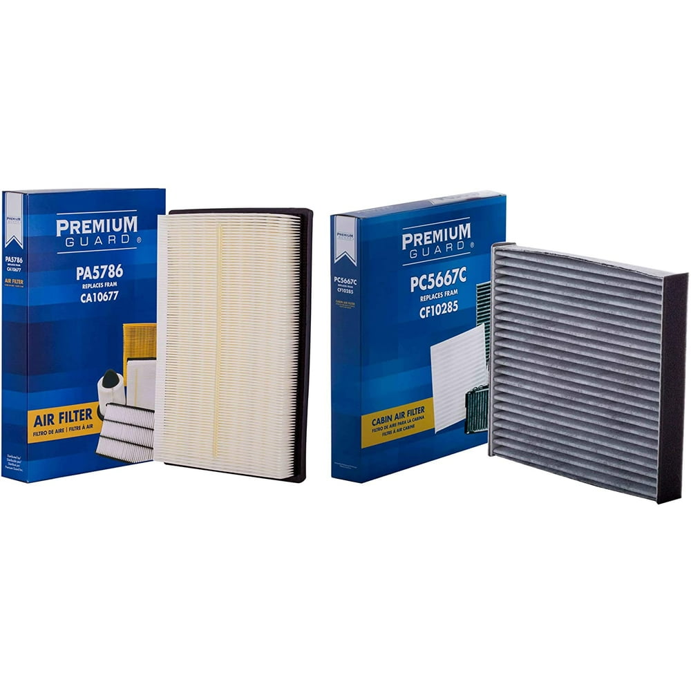 PG Kit Engine Air and Cabin Filter AC57865667| Fits 2007-17 Lexus LS460 ...