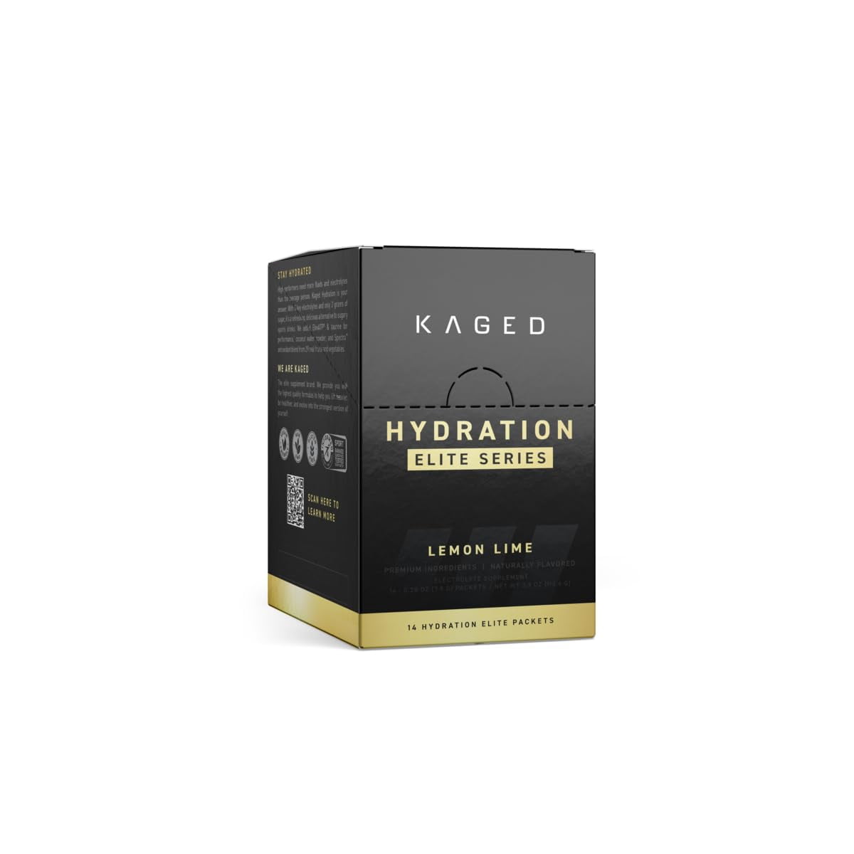 Suplemento electrolítico en polvo Kaged Hydration Elite, 14 paquetes ...