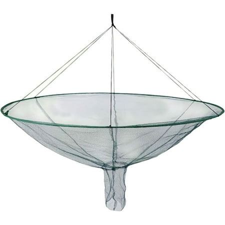 Foldable Fishing Net, Shrimp Basket Mesh Lobster Round Hand Casting ...