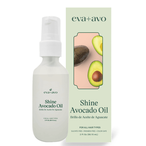 eva+avo Hair Shine Spray with Avocado Oil, 2 fl oz - Walmart.com