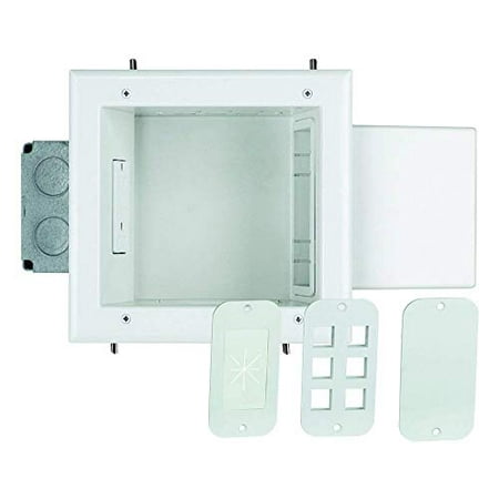 DATA COMM Electronics 45-0052-WH Recessed AV/HDMI Cable with Expandable ...