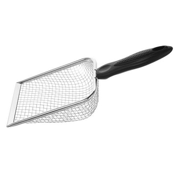 Lzvxtym Long Handle Beach Sand Sifter, 2Pcs Metal Sieve Scoops for ...