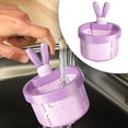 HomelyJoy Automatic Dumping Sink Strainer Basket, 2 Pcs Press to ...