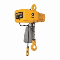 Electric Chain Hoist, 1,000 lb, 20 ft, Hook Mounted - No Trolley, 120V ...