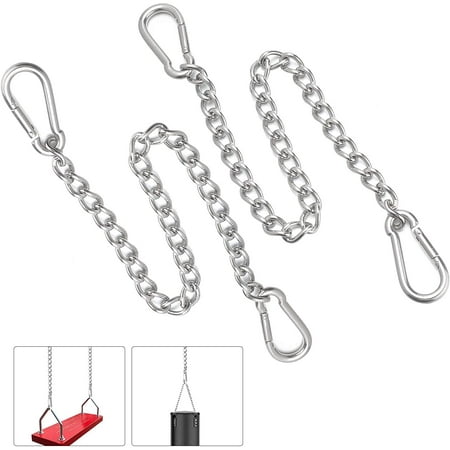 Hanging Chair Chain with Carabiners - 2 Pack Stainless Steel Hanging ...
