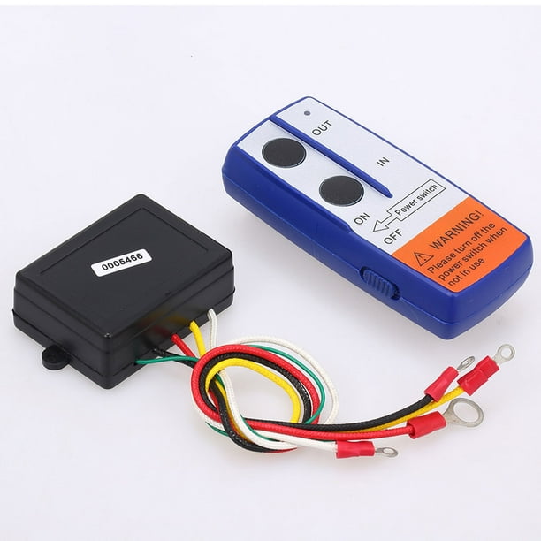 Universal DC 12V Car Remote Control Winch Kit Vehicle Wireless Winches ...