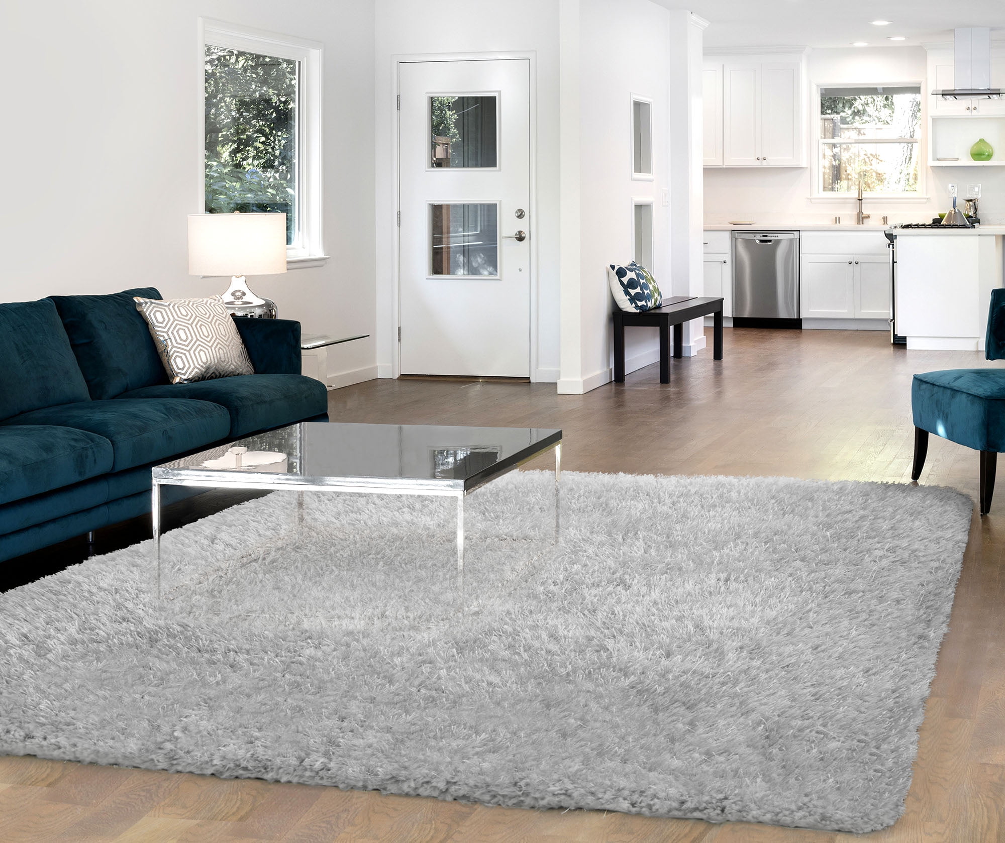 Vista Living Claudia Shag Area Rug - Walmart.com