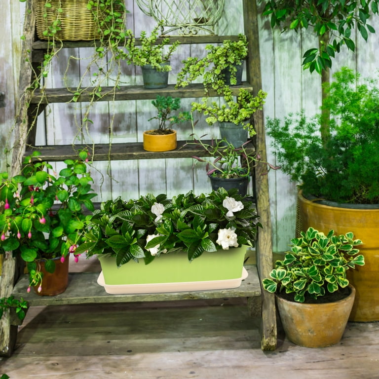 Rectangular Plant Drip Tray Plant Trays For Pots 8Pcs Rectangular