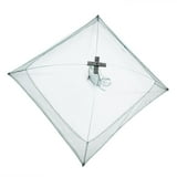 fankhu Portable Folding Square Fishing Net Multi-purpose Practical Simple Operation Fish Network ...