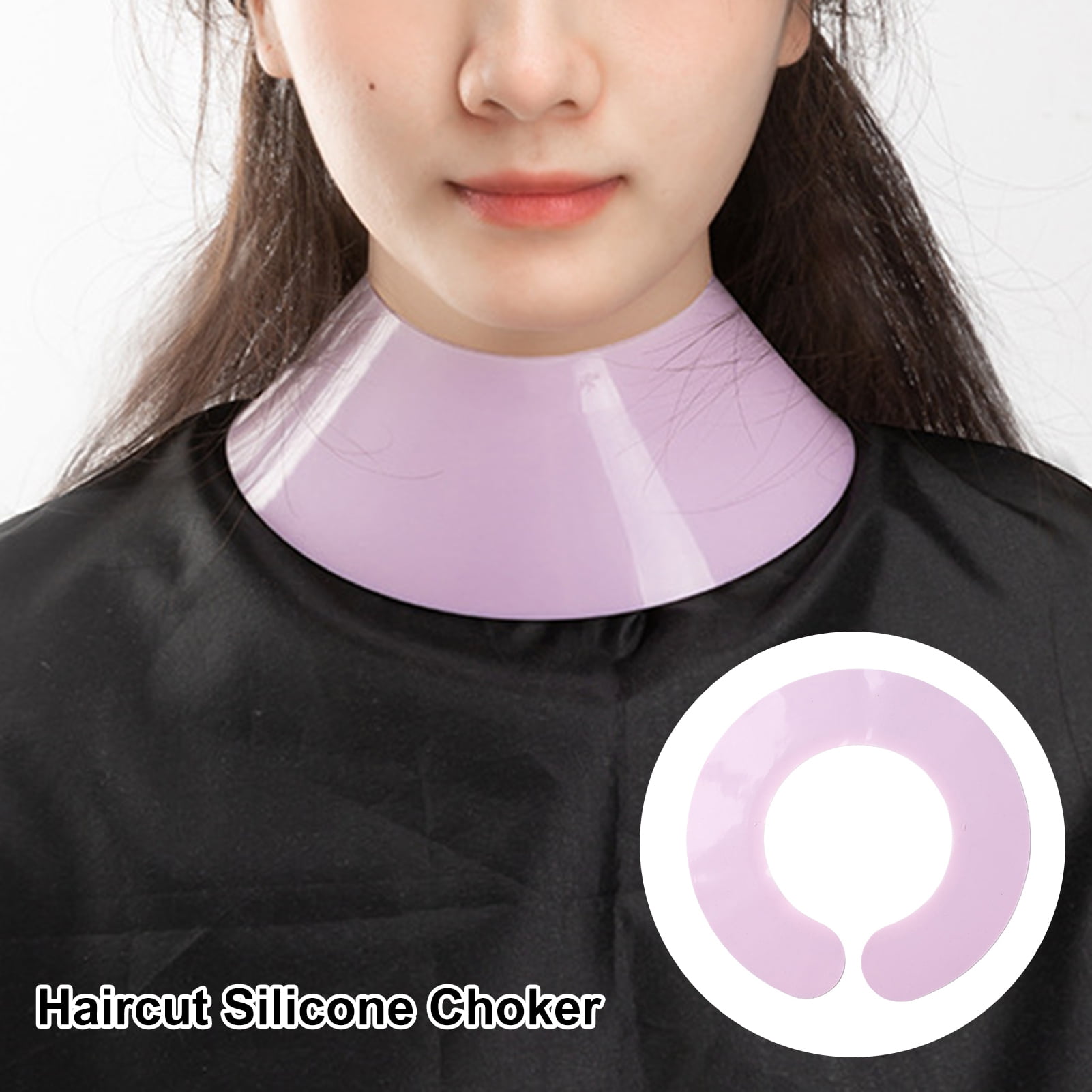 jiaroswwei Hair Cutting Collar Waterproof Adjustable Silica Gel ...