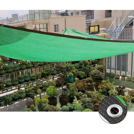Outdoor Shade Net, 85% Sunscreen Shade Cloth, Green Reinforced Shade ...