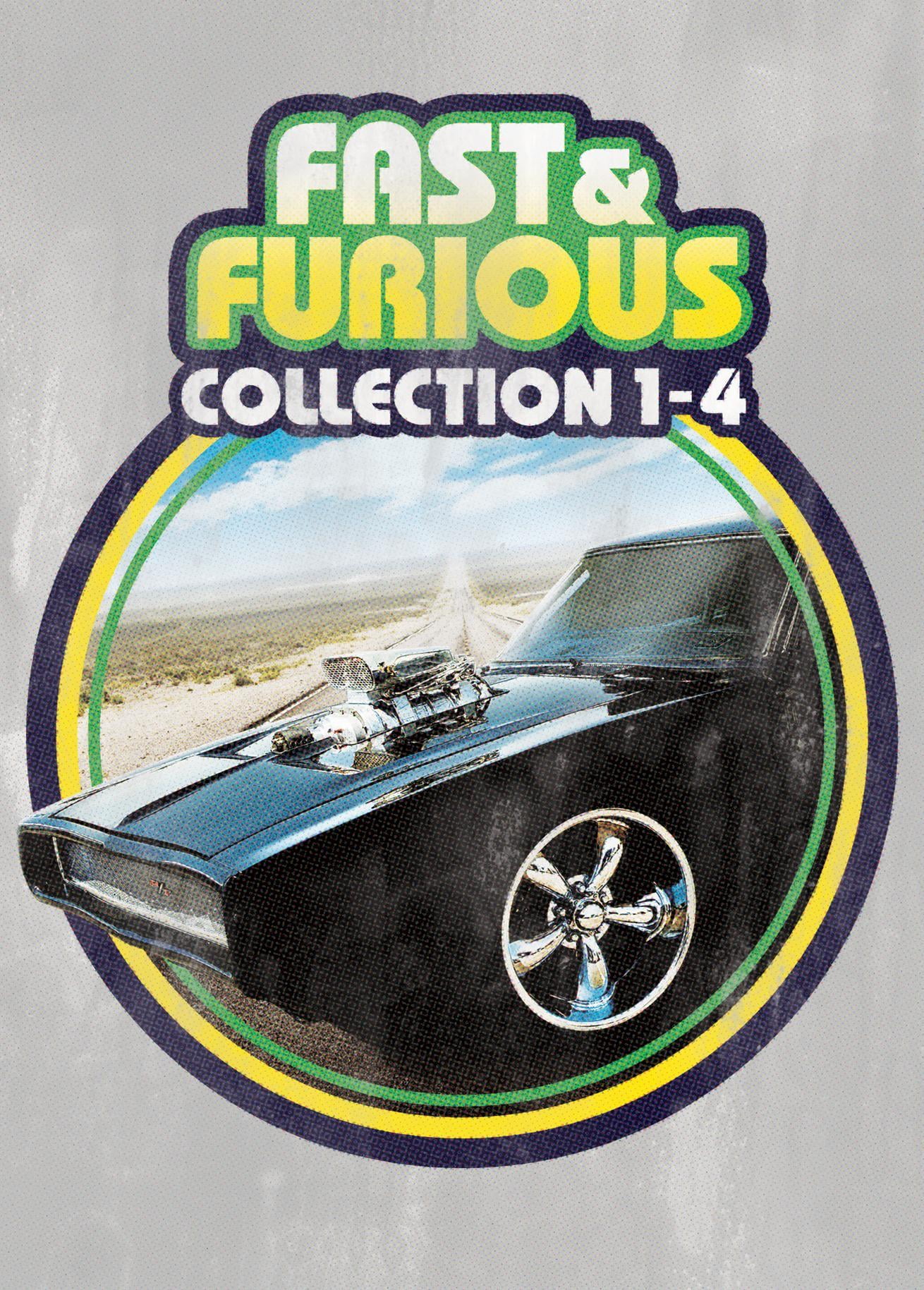 Fast & Furious Collection: 1-4 (DVD) - Walmart.com