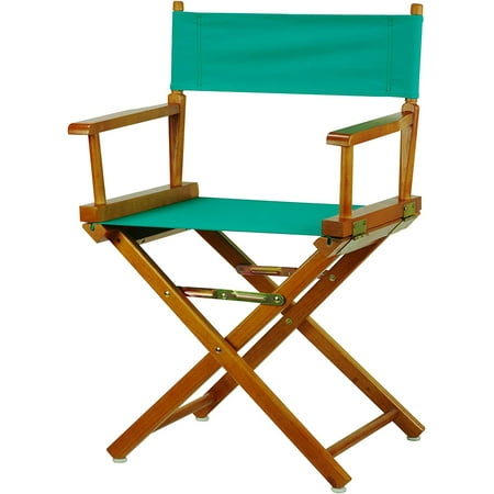 Diayung 30-Inch Director Chair Honey Oak Frame, Black Canvas | Walmart ...