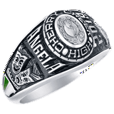 Keepsake Personalized Women's Oval Class Ring available in Valadium ...