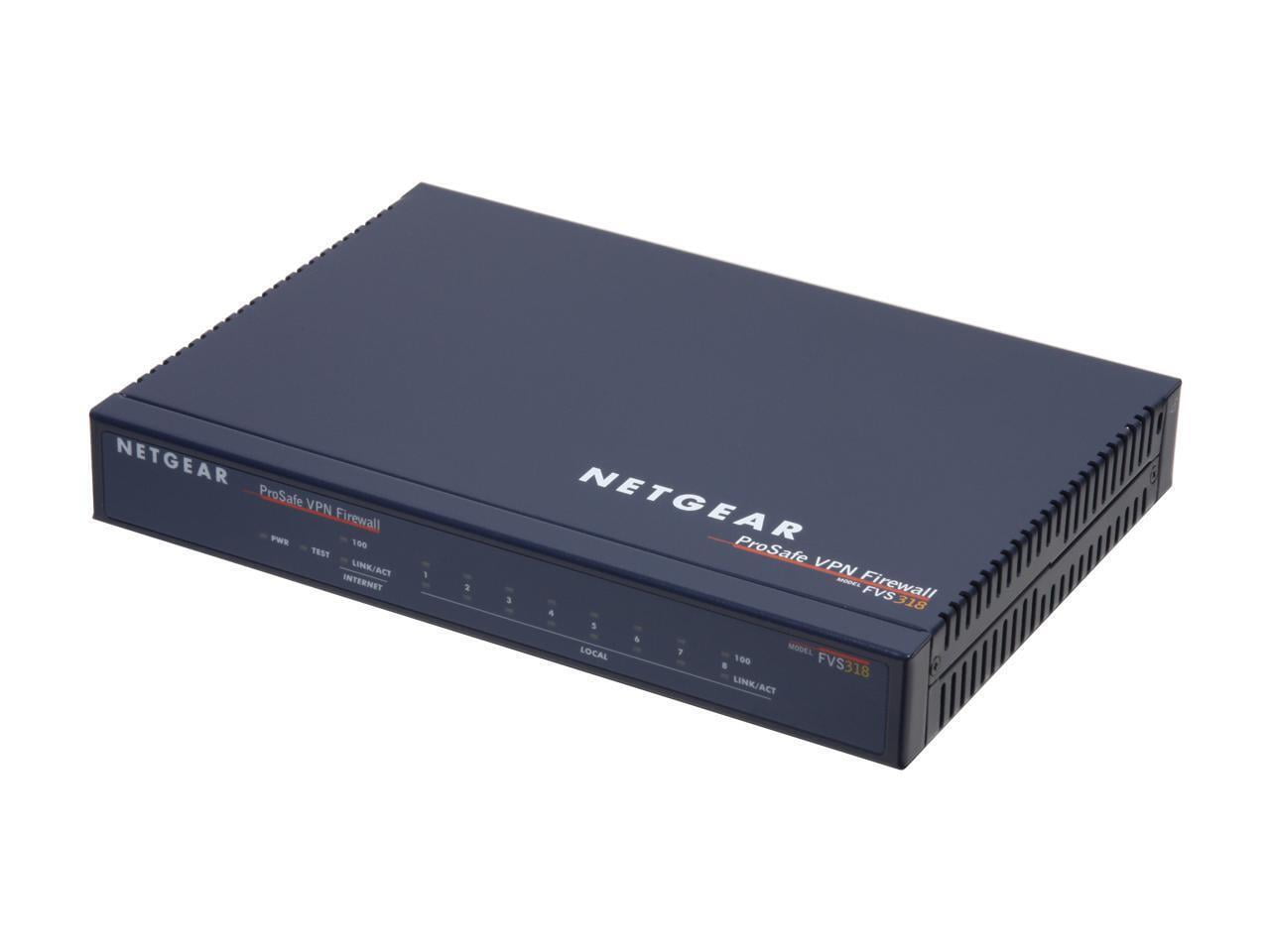 NETGEAR FUS318 ProSafe Firewall 8-Port 10/100 Switch WIFI Wireless ...
