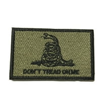 Rubber Patch (3''X2"),USA, Black 2 - Walmart.com