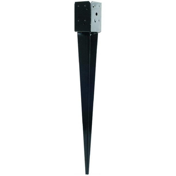 Simpson Strong Tie FPBS44 Black Powder-Coated 12-Gauge E-Z Spike 4-per ...
