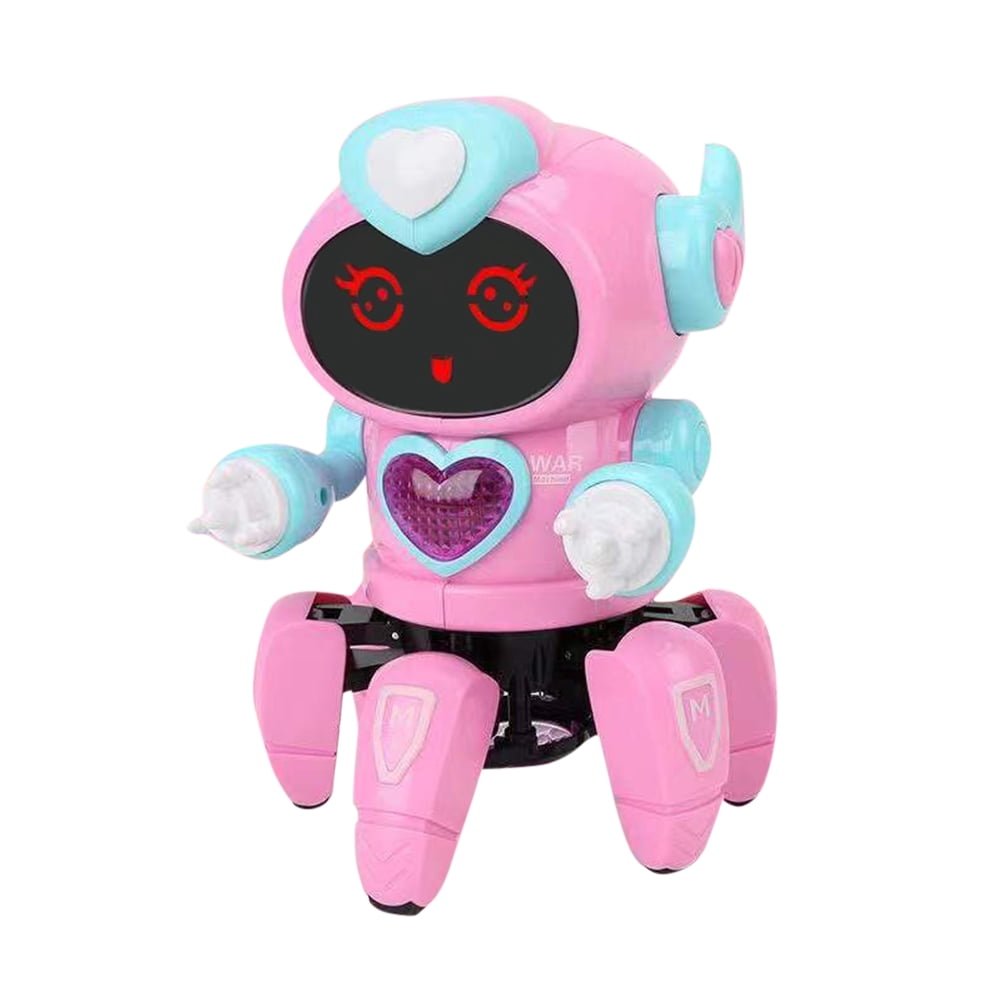 AMNHDO Smart Electric 6 Claw Robot Singing Dance Light Kid Education ...