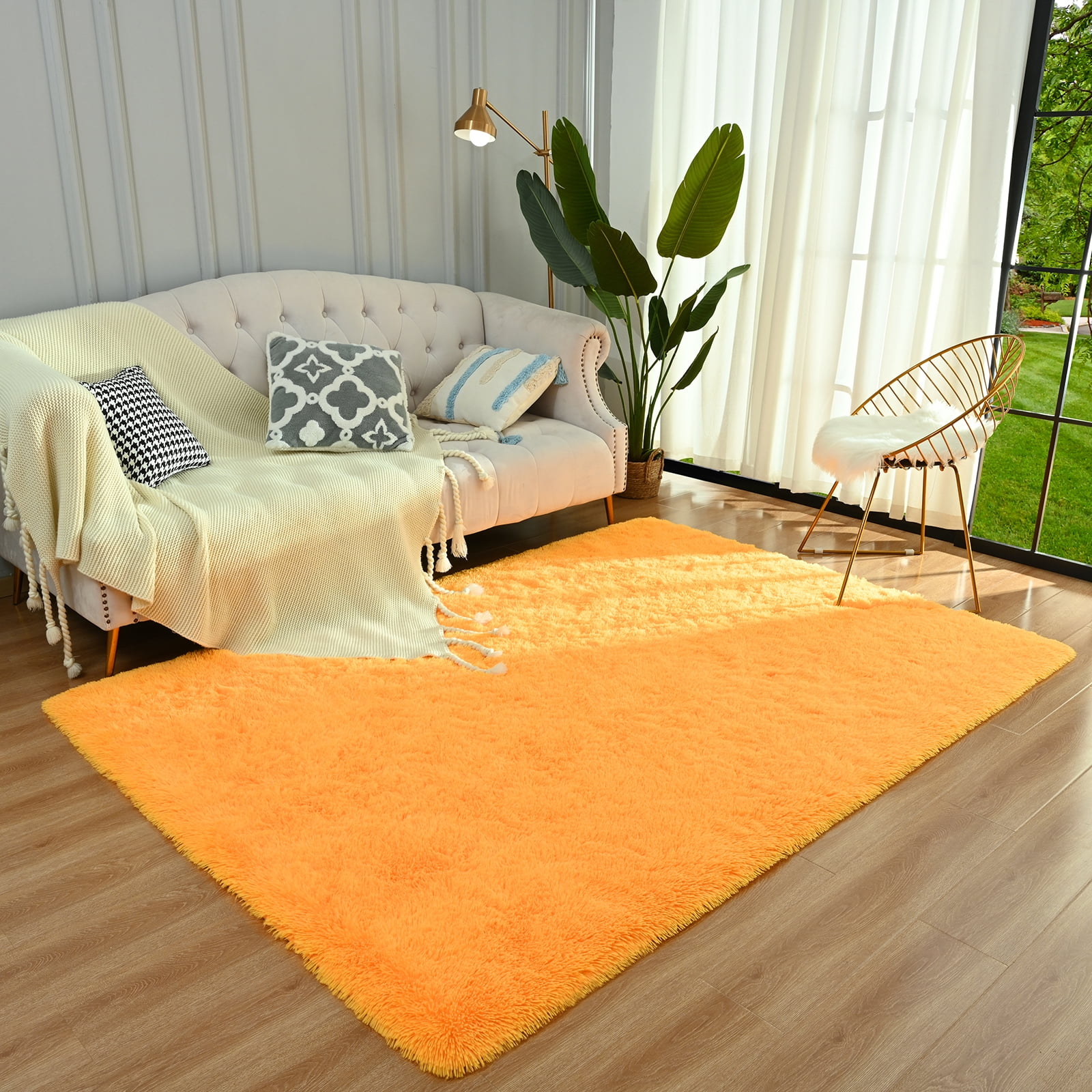 Softlife Stylish Soft Shaggy Velvet Carpet for Living Room/Bedroom ...