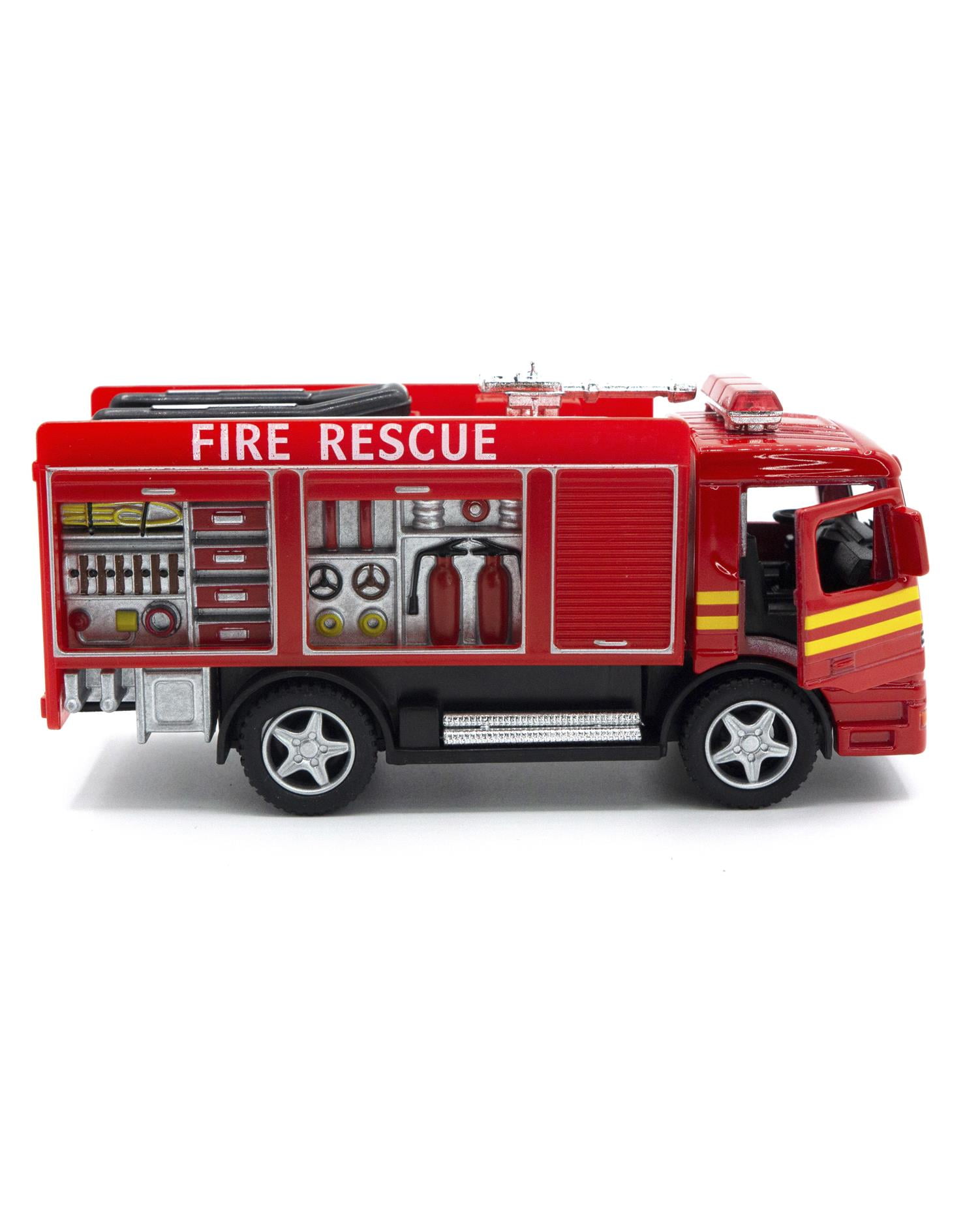 Rescue Fire Engine, 5 Diecast Model Toy Car, but NO Box, Fire Engine ...